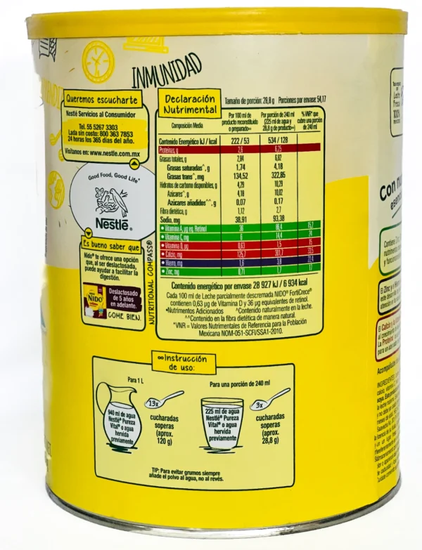 Leche Nido Forti-Crece 1.56kg – Viko Go